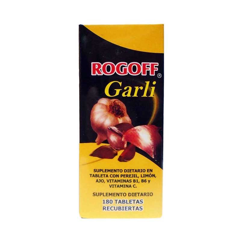 Ajo Garlic – Rogoff 180 Capsulas - Luna Nueva Tienda Naturista
