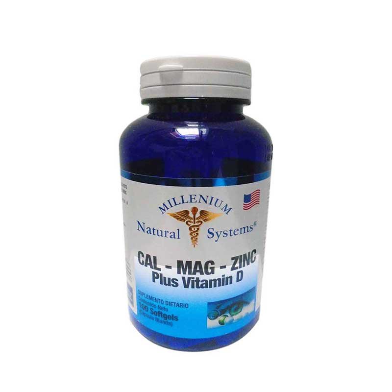 Cal Mag Zinc Vitamina D 100 Capsu - Luna Nueva Tienda Naturista